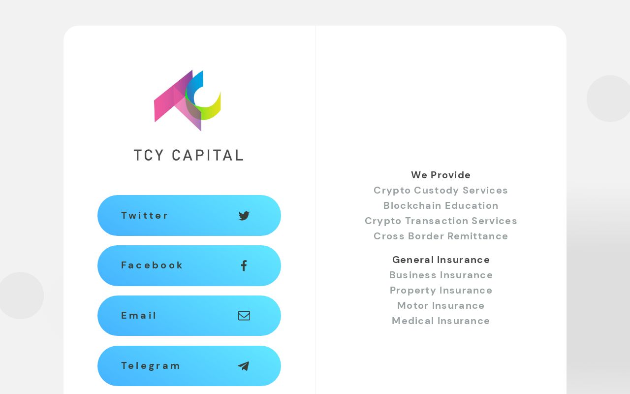 TCY CAPITAL